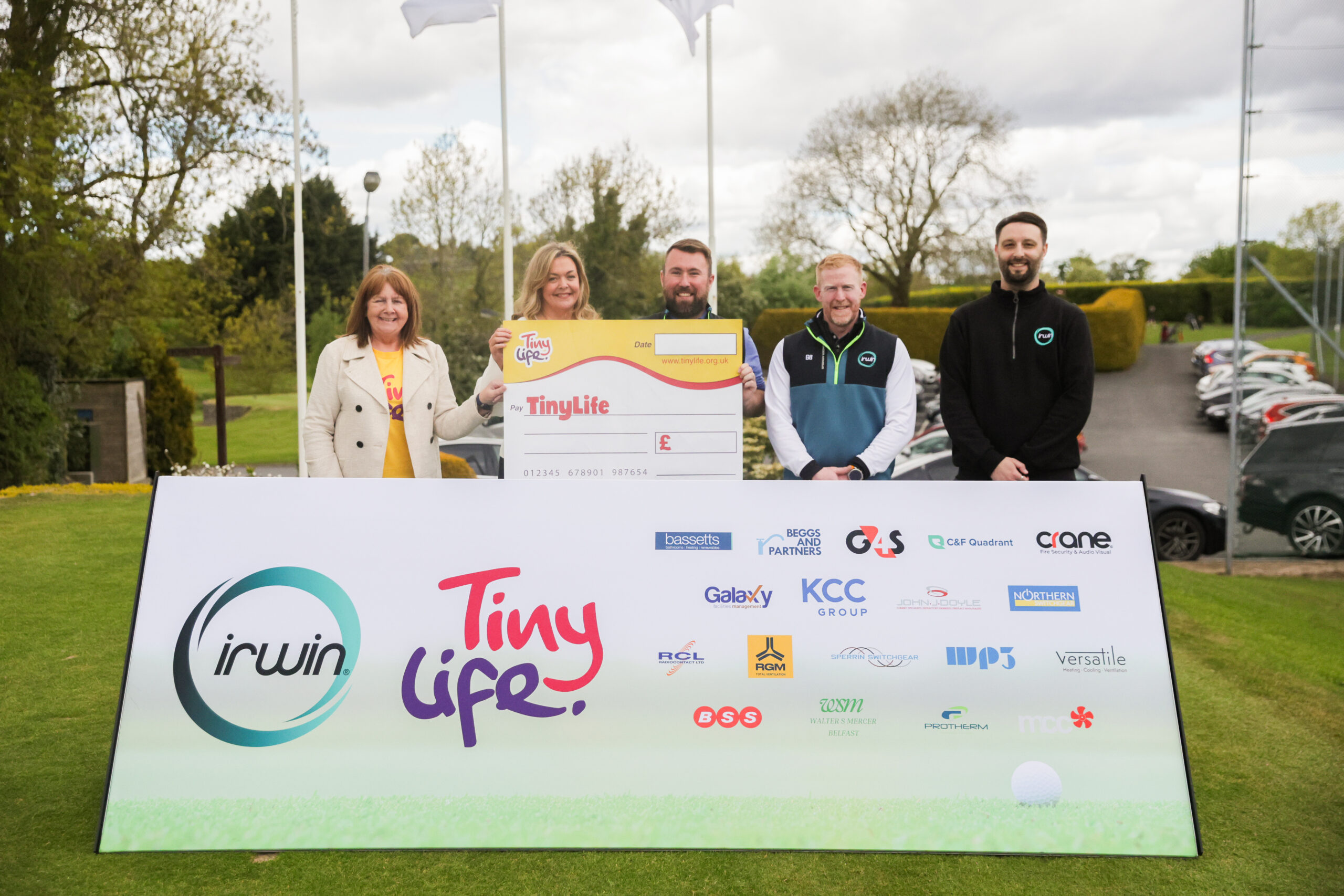 Irwin Charity Golf Day Raises over £38k for TinyLife | Irwin M&E